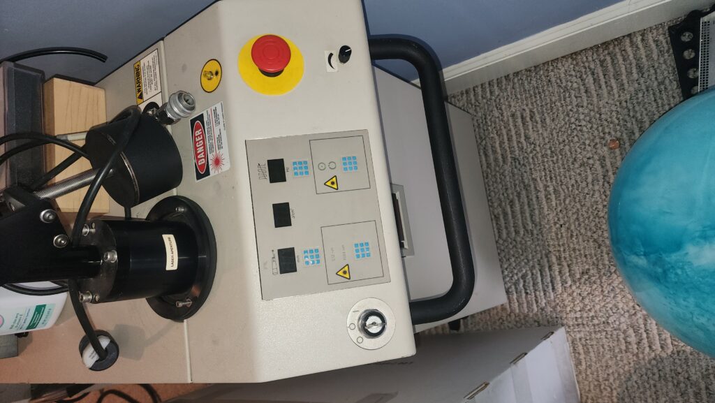 Hoya ConBio Medlite IV - Tattoo and Pigmented lesion removal Laser Used